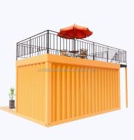 China Directly Sells Quick Assembly Prefabricated Steel Structure Mobile House for Home Coffee Shop Container in 20ft or 40ft for sale