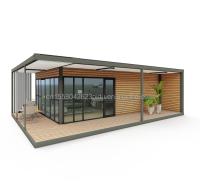 China Modern Design Wooden Plastic Container Residence with Materials and Prefabricated Structure for sale