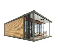 China Modern Design Wooden Plastic Container Residence with Materials and Prefabricated Structure for sale
