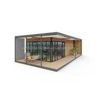 China Modern Design Wooden Plastic Container Residence with Materials and Prefabricated Structure for sale