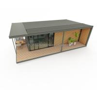 China Modern Design Wooden Plastic Container Residence with Materials and Prefabricated Structure for sale