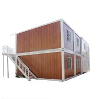 China Galvanized Steel Bending Prefab Container House with Detachable Bathroom and Design for sale