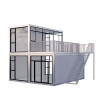 China Temporary Office Hotel Shop Wooden Houses with 50/75/100mm Wave Sandwich Panel Wall Modern 20ft Quick Assembly Container for sale