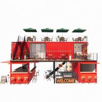 China Experience the Best of Beer/Coffee/Food Kiosks with Our 40FT Container Bar and Terrace for sale