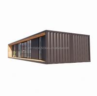 China Main Structure Galvanized Steel Square Tubes Luxury 2 Bedrooms Flat Container Module for Convenient House in 20ft or 40ft for sale
