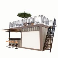 China Standard Portable Container Steel Prefabricated House Office Mobile 20ft Expandable Folding Container House for Activity Room for sale