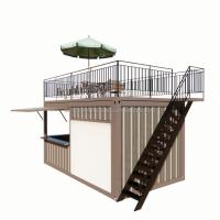 China Standard Portable Container Steel Prefabricated House Office Mobile 20ft Expandable Folding Container House for Activity Room for sale