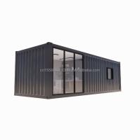 China Wall 50/75/100mm Wave Sandwich Panel 20ft Beautiful Prefab Container Homes with Galvanized Steel for sale