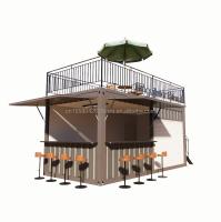 China Standard Portable Container Steel Prefabricated House Office Mobile 20ft Expandable Folding Container House for Activity Room for sale