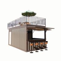 China Standard Portable Container Steel Prefabricated House Office Mobile 20ft Expandable Folding Container House for Activity Room for sale