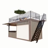 China Standard Portable Container Steel Prefabricated House Office Mobile 20ft Expandable Folding Container House for Activity Room for sale