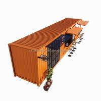 China Street Pop-up Container Shop Prefabricated House Container Coffee Shop 40ft 20ft with Galvanized Steel Square Tubes for sale