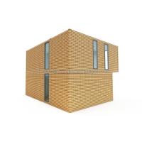 China Modern Design Wooden Flat Pack Tiny Container House with 50/75/100mm Wave Sandwich Panel Wall and Multiple Usage Options for sale