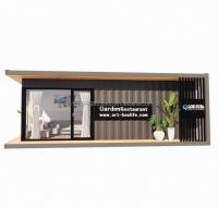 China 30ft Portable Wooden Container House Durable Steel Structure for Marine Applications for sale