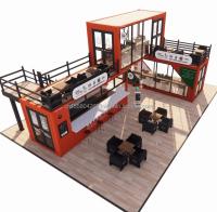 China 20ft Prefabricated Customized Mobile Coffee Shop Container Bar in with Customized Color and Galvanized Steel Bending for sale