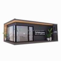 China 30ft Portable Wooden Container House Durable Steel Structure for Marine Applications for sale