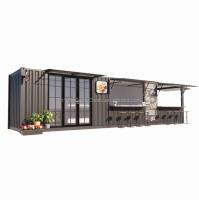 China Hotel Accommodation Solution Prefabricated Modular Container Houses in Container Store/Shop with Aluminum Alloy Windows for sale