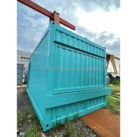 China Galvanized Steel Square Tubes Main Structure and Aluminum Alloy Windows for Container Store Prefabricated Building Frame for sale