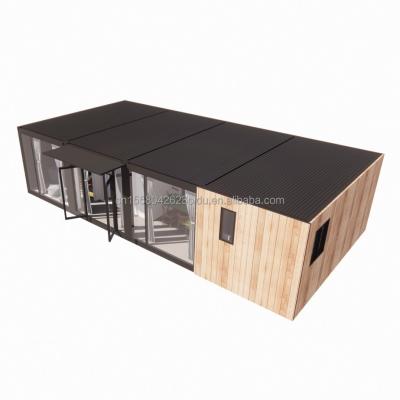 China Customized Color Two Story Sturdy Container Bar Stall Mini 20 Foot Pop-up Store with Galvanized Steel Square Tubes for sale