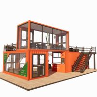 China 20ft Prefabricated Customized Mobile Coffee Shop Container Bar in with Customized Color and Galvanized Steel Bending for sale