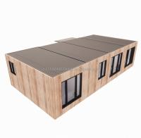 China Customized Color Two Story Sturdy Container Bar Stall Mini 20 Foot Pop-up Store with Galvanized Steel Square Tubes for sale