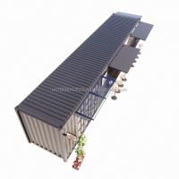 China Hotel Accommodation Solution Prefabricated Modular Container Houses in Container Store/Shop with Aluminum Alloy Windows for sale