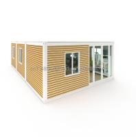 China Galvanized Steel Bending 180g 40ft 20ft Foldable Container House with Prefabricated and Steel Frame for sale