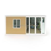 China Galvanized Steel Bending 180g 40ft 20ft Foldable Container House with Prefabricated and Steel Frame for sale