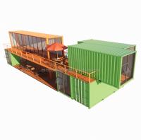 China Modular Small Kit Cabin Residential Container Housing Main Structure Galvanized Steel Square Tubes for sale