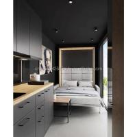 China Galvanized Steel Square Tubes Main Structure 20ft Prefab Houses Modern Container Portable Flat Pack Living Home for Hotel for sale