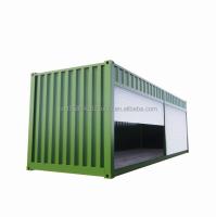 China 20ft Prefabricated Flat Packaging Module House Garage Storage Booth Container House with Modern Simple Design Style for sale