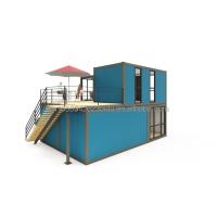 China Modular Steel Buildings Hotel Container Houses Movable Prefab 40ft Shipping Fast Food Container Restaurant Cafe Coffee Shop and Bar for sale