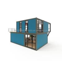 China Modular Steel Buildings Hotel Container Houses Movable Prefab 40ft Shipping Fast Food Container Restaurant Cafe Coffee Shop and Bar for sale