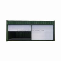 China 20ft Prefabricated Flat Packaging Module House Garage Storage Booth Container House with Modern Simple Design Style for sale