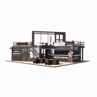 China Prefabricated Folding Portable Shop Storage Office Building Shipping Container House Moving Trailers with Customized Color for sale