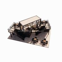 China Prefabricated Folding Portable Shop Storage Office Building Shipping Container House Moving Trailers with Customized Color for sale