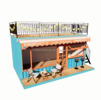 China 20ft Two-Layer Flat Packaging Container Steel Frame Garage Retail Store Modern Design and Galvanized Steel Bending 180g for sale