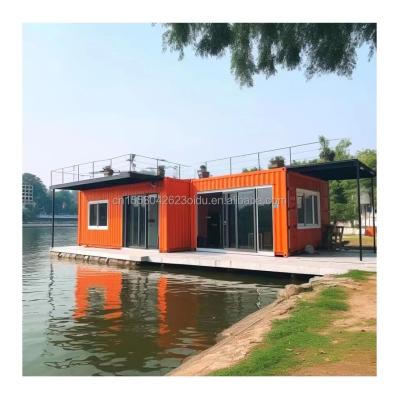 China Bathroom and Galvanized Steel Square Tubes Main Structure in 20ft Light Steel Structure Container Room for Restaurant for sale