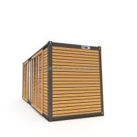 China Hotel Accommodation 20ft Prefabricated Container Office House with Wooden Sliding Door and Aluminum Alloy Windows for sale