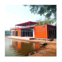 China Bathroom and Galvanized Steel Square Tubes Main Structure in 20ft Light Steel Structure Container Room for Restaurant for sale