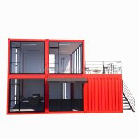 China Bathroom and Galvanized Steel Square Tubes Main Structure in 20ft Light Steel Structure Container Room for Restaurant for sale