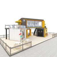 China Aluminum Alloy Windows 20ft 40ft Prefab Mobile Shipping Bar Coffee Shops Restaurant Container Modular House Home for sale