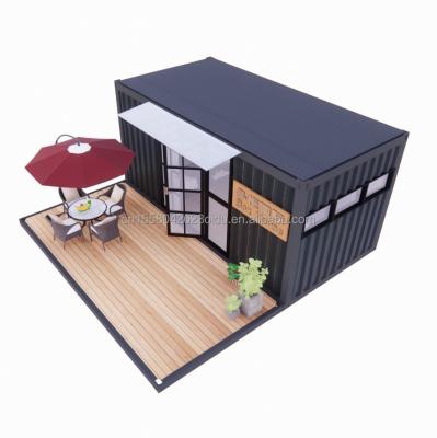 China Fast Build Tiny House Container Houses Modern Design Style Prefab Homes for One Bedroom One Bathroom Living Solution for sale