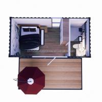 China Fast Build Tiny House Container Houses Modern Design Style Prefab Homes for One Bedroom One Bathroom Living Solution for sale