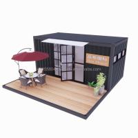 China Fast Build Tiny House Container Houses Modern Design Style Prefab Homes for One Bedroom One Bathroom Living Solution for sale