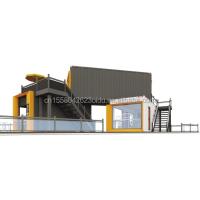 China Container Bar Modified Restaurant Coffee Shop with Steel Structure Building and 50/75/100mm Wave Sandwich Panel Wall for sale