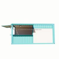 China Customized Color Pop-up Shop Container Coffee Shop/Bar/Fast-food in 20FT Flat Packaging for Supermarket Promotion for sale