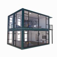 China Aluminum Alloy Windows in Customized Luxurious Bedrooms Bathrooms and Kitchens with 50/75/100mm Wave Sandwich Panel Walls for sale