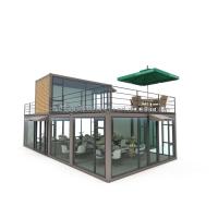 China Galvanized Steel Square Tubes Main Structure Prefabricated Villa House Modern Modular Container Luxury Three Bedroom for sale