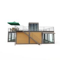 China Galvanized Steel Square Tubes Main Structure Prefabricated Villa House Modern Modular Container Luxury Three Bedroom for sale